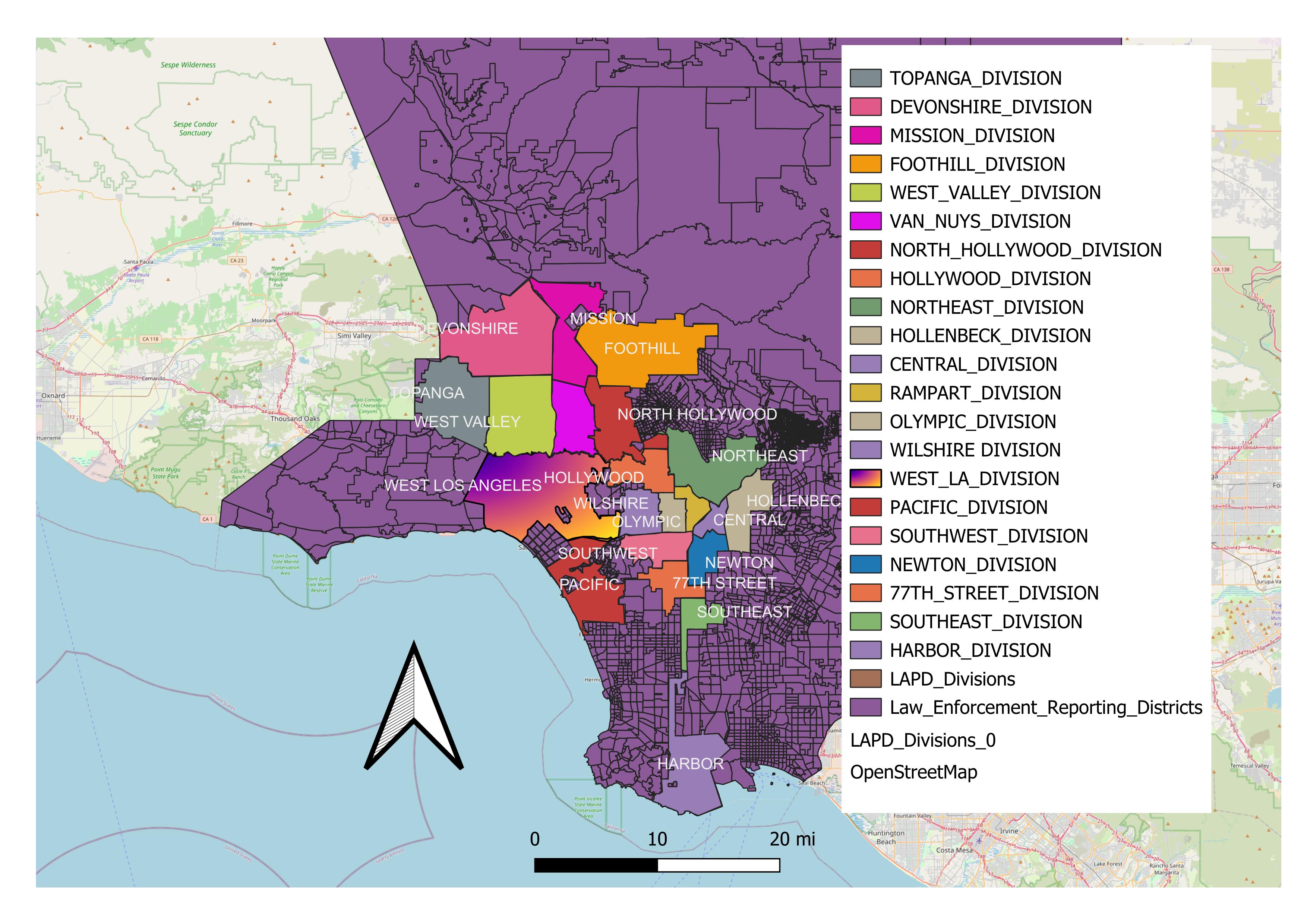 LAPD Divisions
